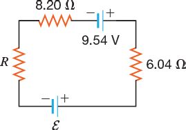 Solved The Diagram Shows A Single Loop Circuit Containing Chegg Com