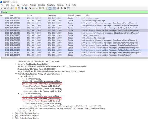 Opc Ua User Token Type In Opc Ua Stack Overflow