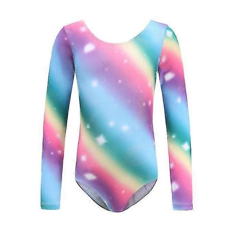 Girls Leotards One Piece Colorful Dancewear Fruugo Uk