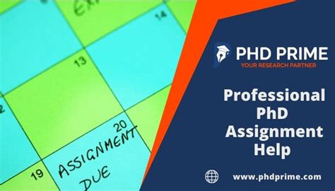 professional phd assignment help industry experts at your service