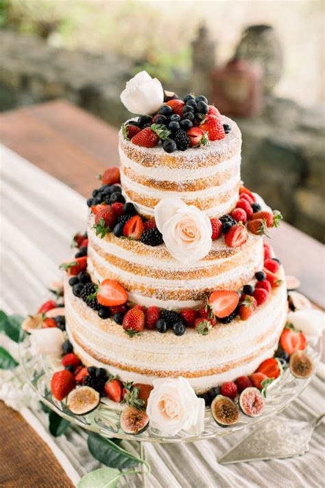 22 Fun And Fruity Wedding Cakes Fruit Wedding Cake Rustic Wedding