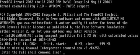Freedos 如何启动 Linuxeden开源社区