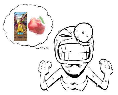 I Can Visualize Apple And Subway Surfers Think Of An Apple In Your