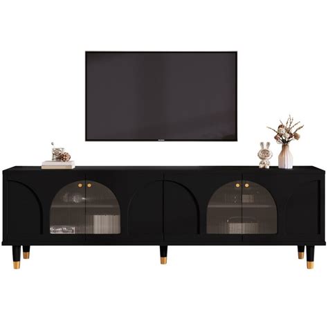 Seedwave Lowboard Moderner Tv Schranktv Lowboard Mit 2 Doppelglastüren