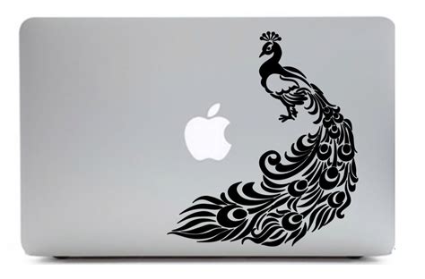 Peacock Decal Peacock Sticker Car Decal Laptop Decal Cup Etsy