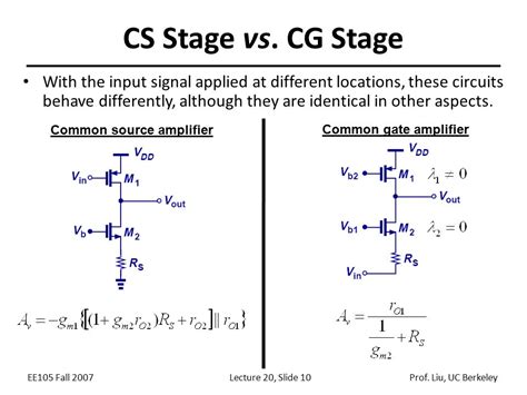 Difference Between Common Source Common Drain And Common Gate Amplifier