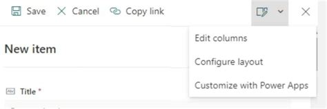 Edit Columns Configure Layout Is Missing In Sharepoint Online List Recently Microsoft Qanda