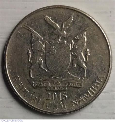 5 Cents 2015 Republic 1993 2015 Namibia Coin 48577