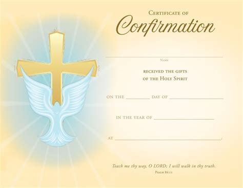 Certificate Of Confirmation Certificates Pack Of 25