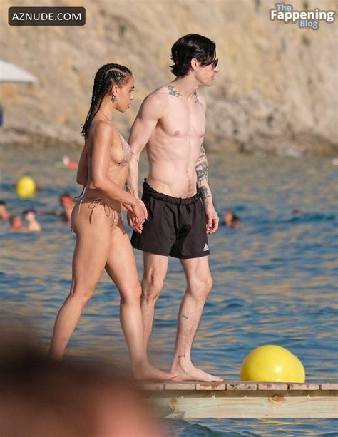 Fka Twigs And Jordan Hemingway S Sexy Beach Day In Ibiza Aznude