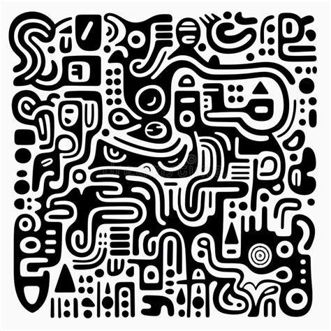 Exploring The Afrofuturism Movement Through Abstract Art Stock