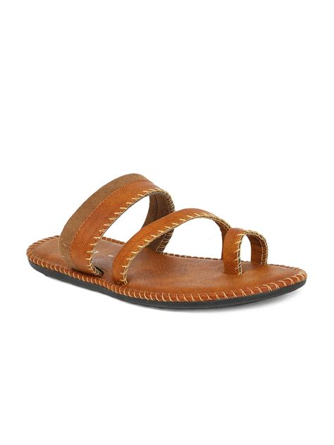 Buy Khadims Men Tan Brown Comfort Sandals Sandals For Men 13262774
