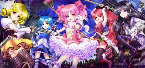 Akemihomura Bow Bowweapon Dress Gun Kanamemadoka Kyuubee Mahou