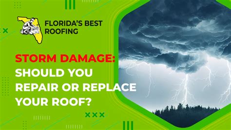 Storm Damage Should You Repair Or Replace Your Roof Roofing