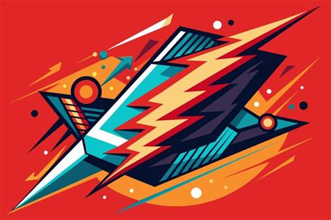 Dynamic Lightning Symbol Vector Illustration For Energy Concepts Energy