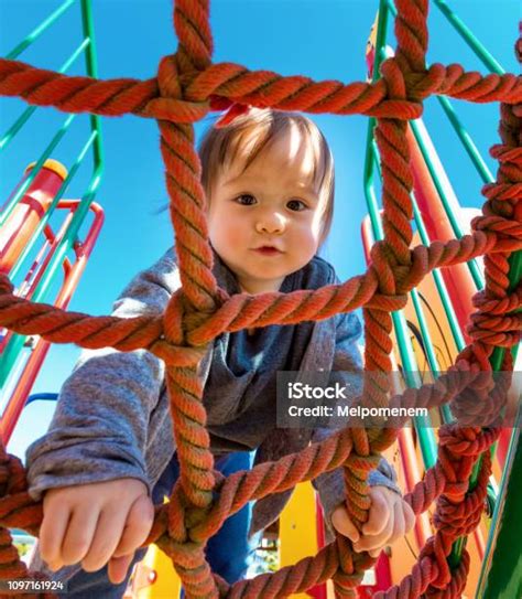 유아 소년 놀이터에서 재생 공원에 대한 스톡 사진 및 기타 이미지 공원 귀여운 나무 Istock
