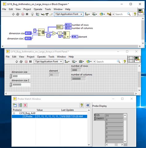 Bug In Labview 2017 2018 2019 And 2020 Arithmetic Operation Returns