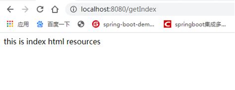 使用spring Boot访问html页面springboot访问html Csdn博客