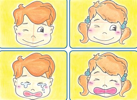 즐거운미술생각 재미있는얼굴표정