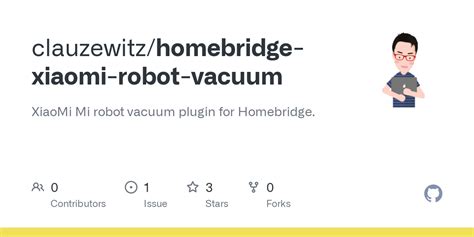 GitHub Clauzewitz Homebridge Xiaomi Robot Vacuum XiaoMi Mi Robot Vacuum Plugin For Homebridge