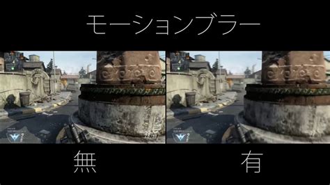 【bo2】モーションブラー比較 Youtube