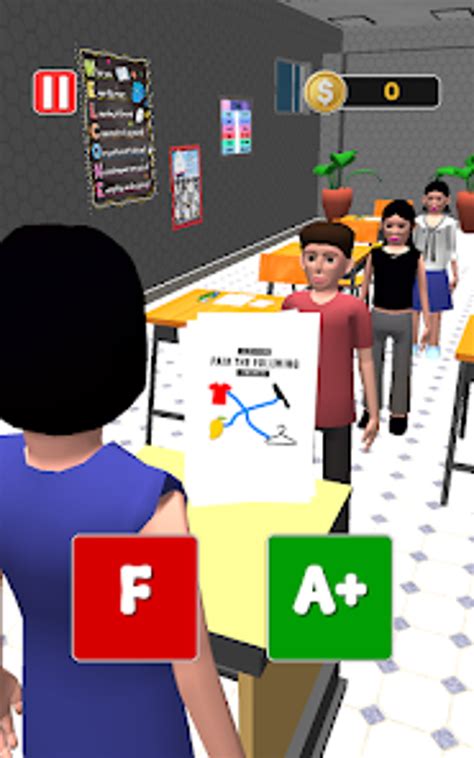 Android Için Paper Pass Fail Teacher Game İndir