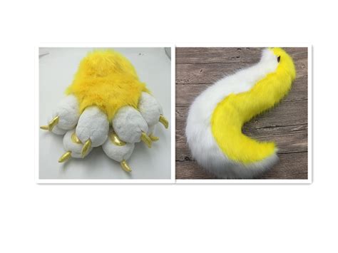 Fursuit Paws Cute Fluffy Furry Handpaws Fursuits Partials Etsy