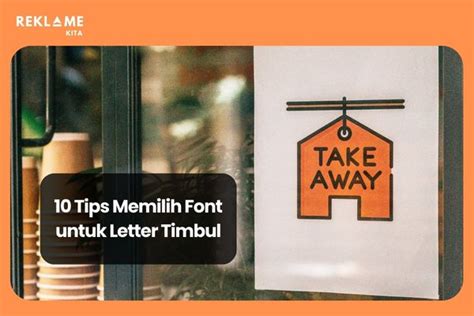 10 Tips Memilih Font Untuk Letter Timbul Download Reklamekita