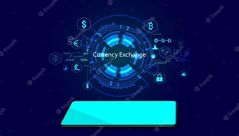 원 배경 및 파란색 배경에 전화에 추상 배경 디지털 온라인 통화 교환 Infographic Hud 인터페이스 프리미엄 벡터