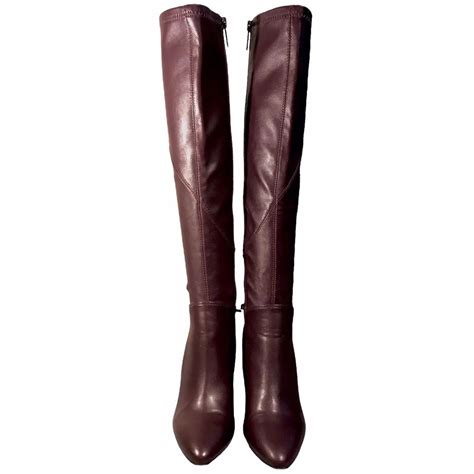 Sarto by Franco Sarto | “Flavia” Burgundy Knee High... - Depop