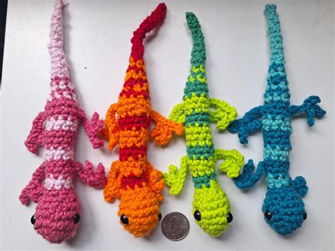 Pattern Only Crochet Lizard Pattern Amigurumi Lizard Plush Gecko