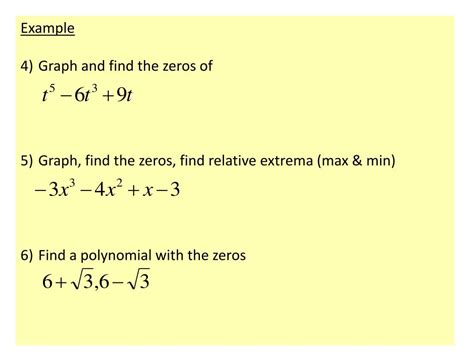 PPT Lesson Polynomial Functions Of Higher Degree PowerPoint Presentation ID