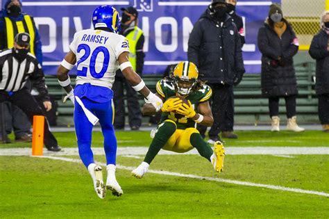 Rams News Always “fun” To Watch Jalen Ramsey Vs Davante Adams Turf