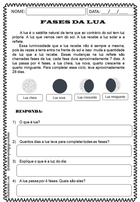 Atividade De Ciencias As Fases Da Lua 4º Ou 5º Anodoc Corpos Do Porn Sex Picture