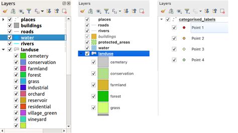 Qgis On Macos Layer Panel Categorised Labels Line Spacing Oddity Bug