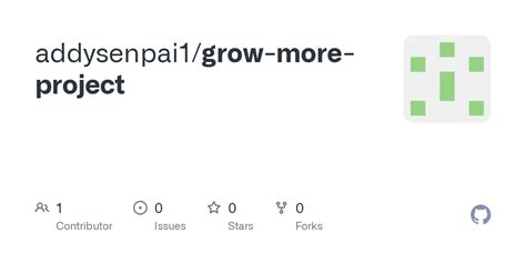 Github Addysenpai1grow More Project