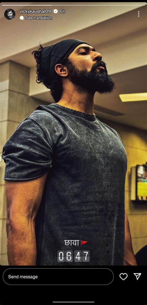 Vicky Kaushal Turns Beast Mode On For Chhava Picture Inside Movies
