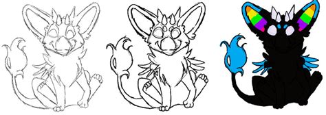 Opal Chibi Drawing Progress Meme By Feyael On Deviantart