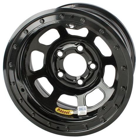 Bassett D Hole Imca Approved Black 15 Inch Wheel Beadlock 5×4 34