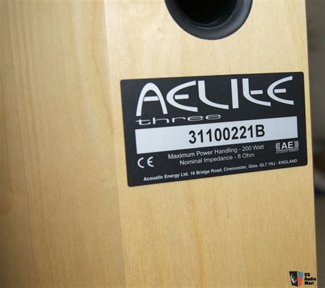 Acoustic Energy Aelite 3 Floorstanding Speakers Mint Maple color Photo ...