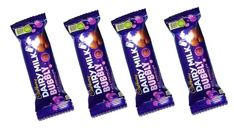 Cadbury Dairy Milk Bubbly Chocolate Unboxing Asmr Relaxing Sweets