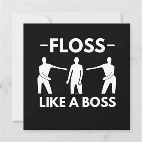 Floss Like A Boss Invitation Zazzle