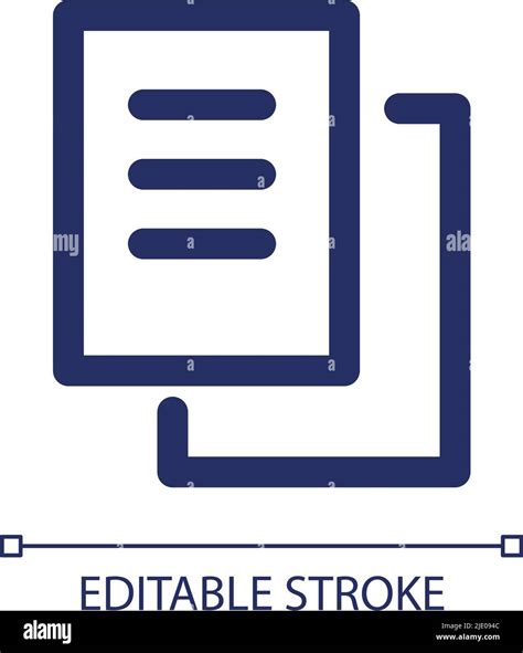 Documents Interface Icon Outline Cut Out Stock Images And Pictures Alamy