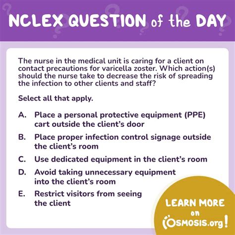Nclex Rn® Question Of The Day Varicella Zoster Osmosis Blog