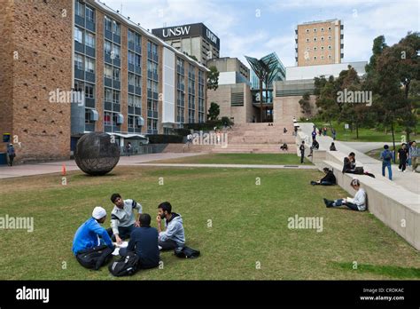 Students On The Campus Of The University Of New South Wales Unsw