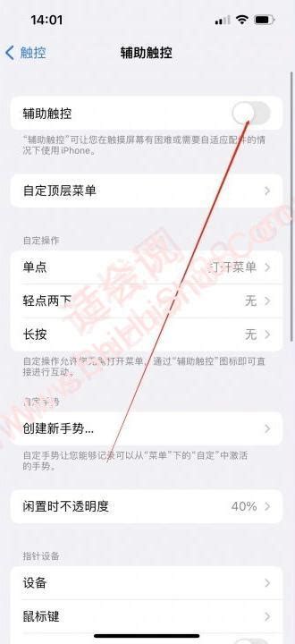 苹果如何关闭悬浮球 辅助触控功能关闭方法 适会说