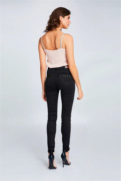 Morgan Skinny Jeans Zwart Wehkamp