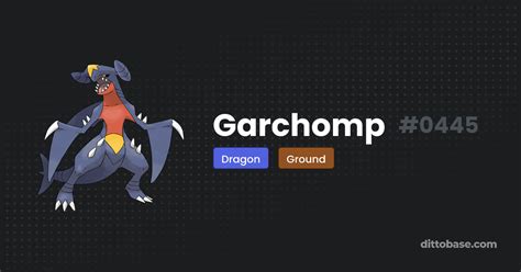 Garchomp Dittobase