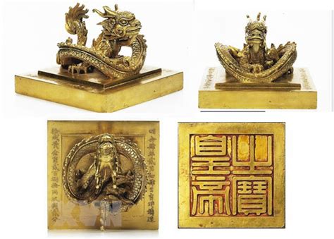 Tiếp tục hoãn đấu giá Kim ấn Hoàng đế chi bảo của vua Minh Mạng Báo Quảng Bình điện tử