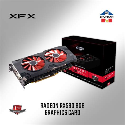 Brand New Xfx Amd Radeon Rx580 Gts Xxx 8gb 2048sp Graphics Video Card
